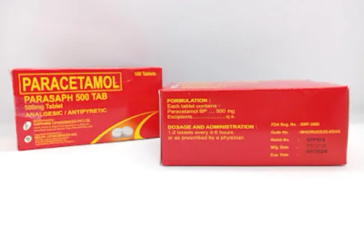 PARASAPH 500mg Tablets 100's | Lazada PH