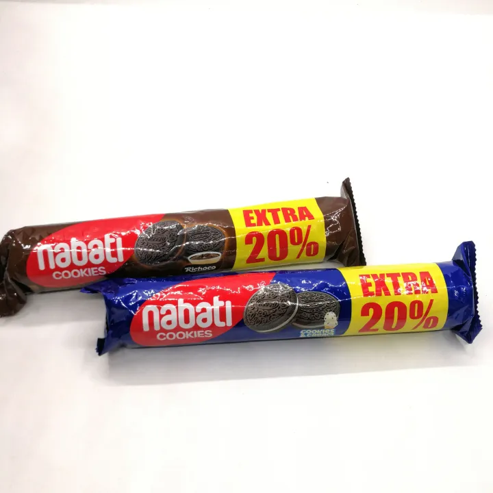 Nabati cookies and Cream/ Nabati cookies RIchoco extra 20% 112g | Lazada