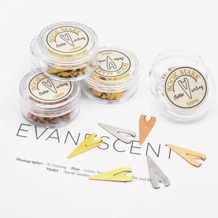 Metal Hollow Label Bookmark Reading Index Mark Positioning Indicator ...