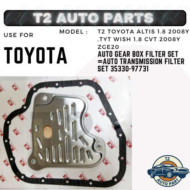 TOYOTA ALTIS 1.8 2008Y / WISH 1.8 CVT 2008Y ZGE20 AUTO GEAR BOX FILTER SET / AUTO TRANSMISSION ...