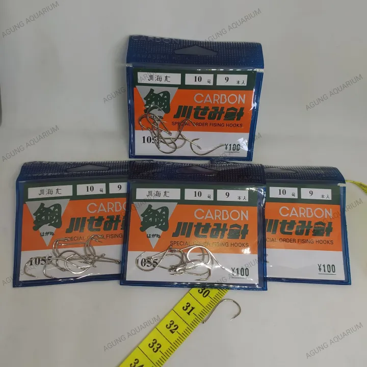 Kail Carbon Jepang 1055 mata pancing per sachet | Lazada Indonesia