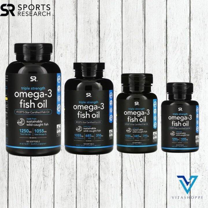 SR Triple strength Omega-3 Fish Oil | Lazada PH