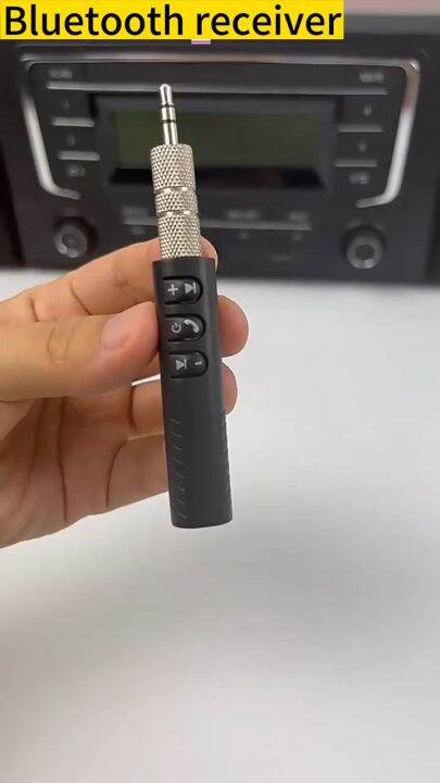 MOTOX Bluetooth Adapter 3.5mm AUX Car Stereo Audio Receiver Wireless ...