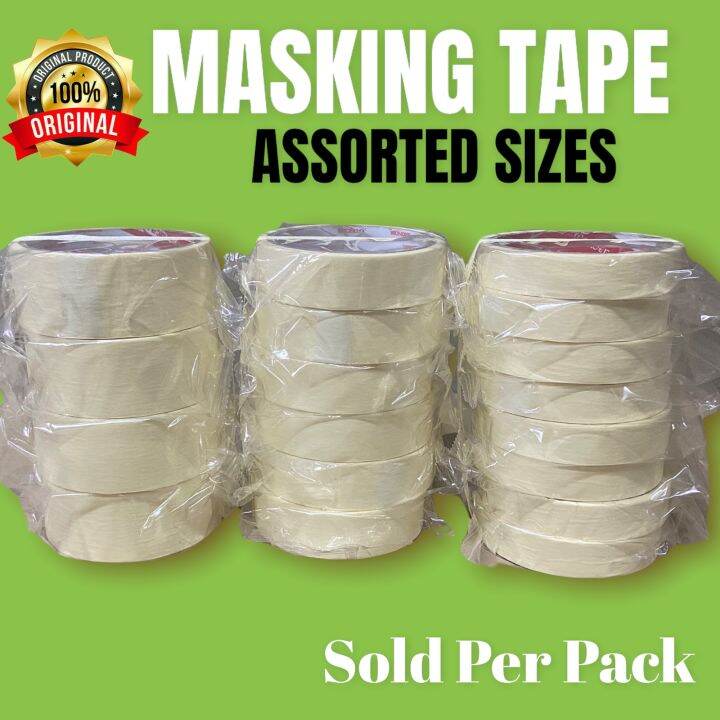 Masking Tape (Assorted Sizes) Sold per Pack | Lazada PH