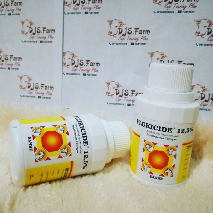 Flukicide 100 ml Sanbe Obat Cacing Spektrum Luas Hewan Ternak Sapi ...