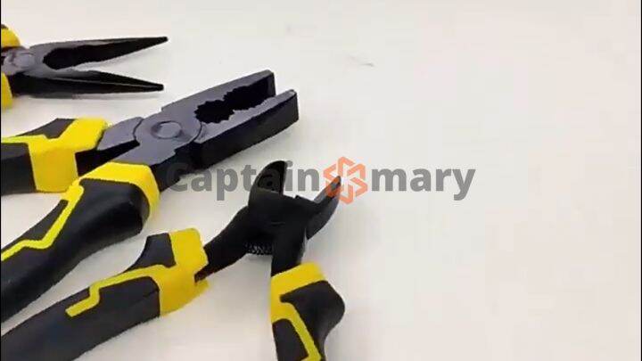 Household Standard Long Nose Plier Tiger Pliers Tool Set 6 Inche ...