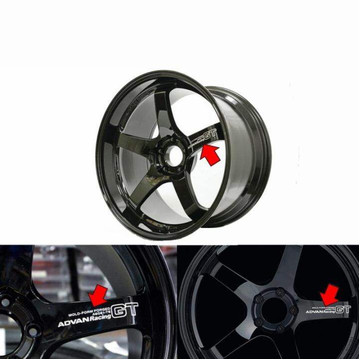 Suitable for Advan Racing GT Wheel Hub Modification Stickers ...