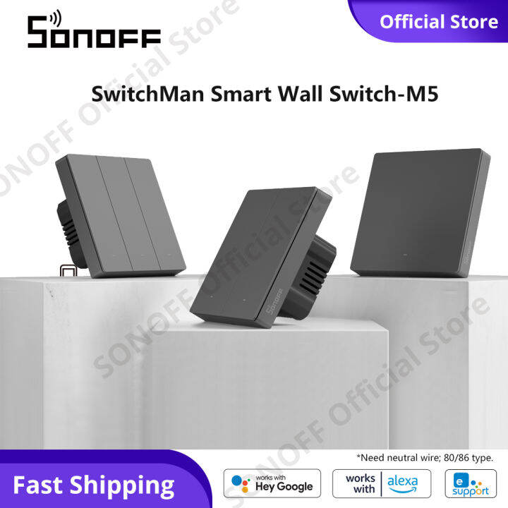 SONOFF SwitchMan M5 Smart Wall Switch 80/86 Type WiFi Smart Switch ...