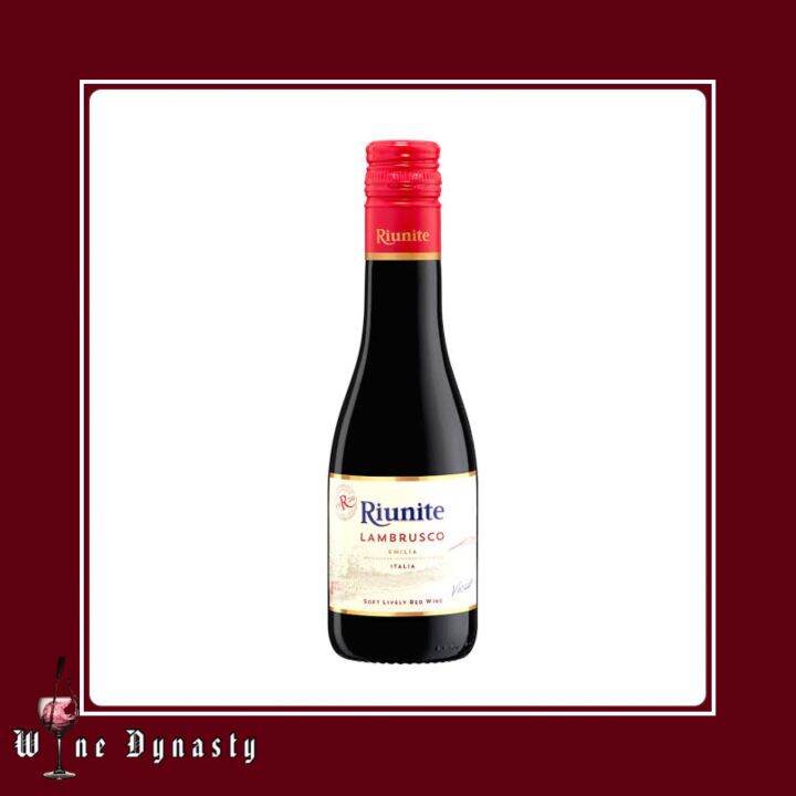 Riunite Lambrusco - Italian Red Wine | mini 187ml | Lazada PH