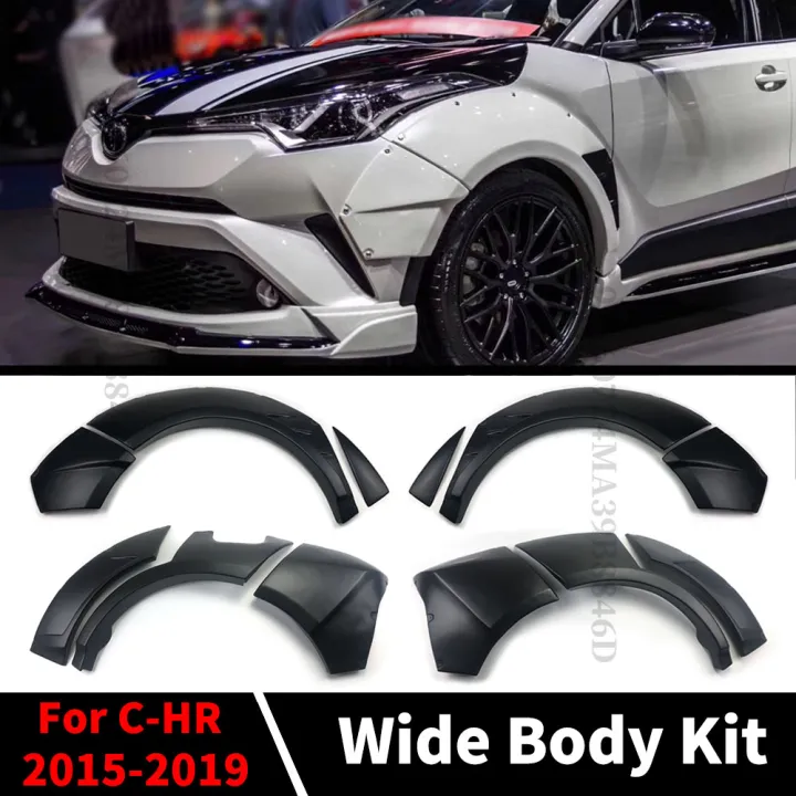 Sport Wide Body Kit Front Rear Wheel Fender Flares Brow Arch Eyebrow ...