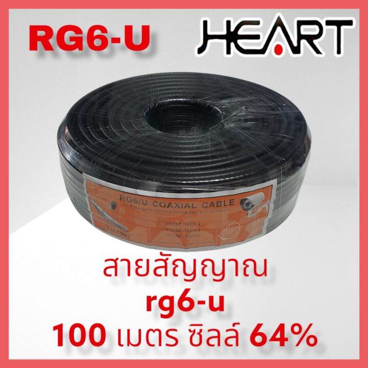 สายสัญญาณ RG 6-U | Lazada.co.th