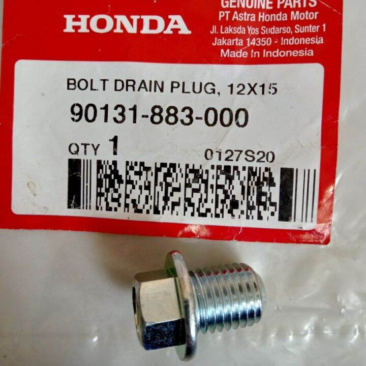 Baut Pembuangan Oli Honda WIN Matic Drat | Lazada Indonesia