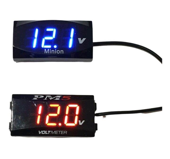 Voltmeter Aki Motor Digital Led Waterproof | Lazada Indonesia