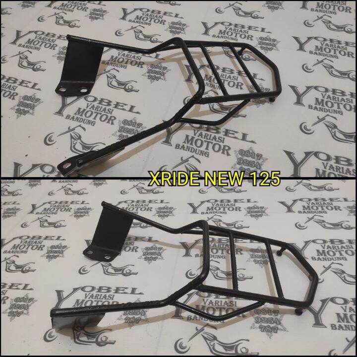 BEHEL BESI BRACKET BREKET RAK BELAKANG TRAIL YAMAHA XRIDE X RIDE NEW ...