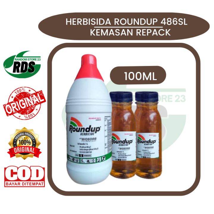 Herbisida Roundup 486SL 100ml Kemasan Repacking Original | Lazada Indonesia