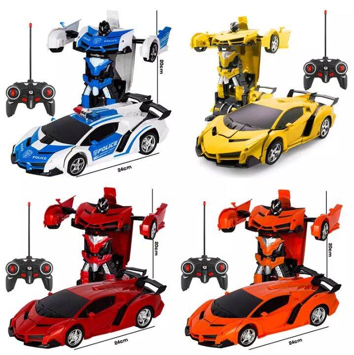 Remote Car Sport Transformer RC Robot Controller 2 IN 1 Kids Toy ...