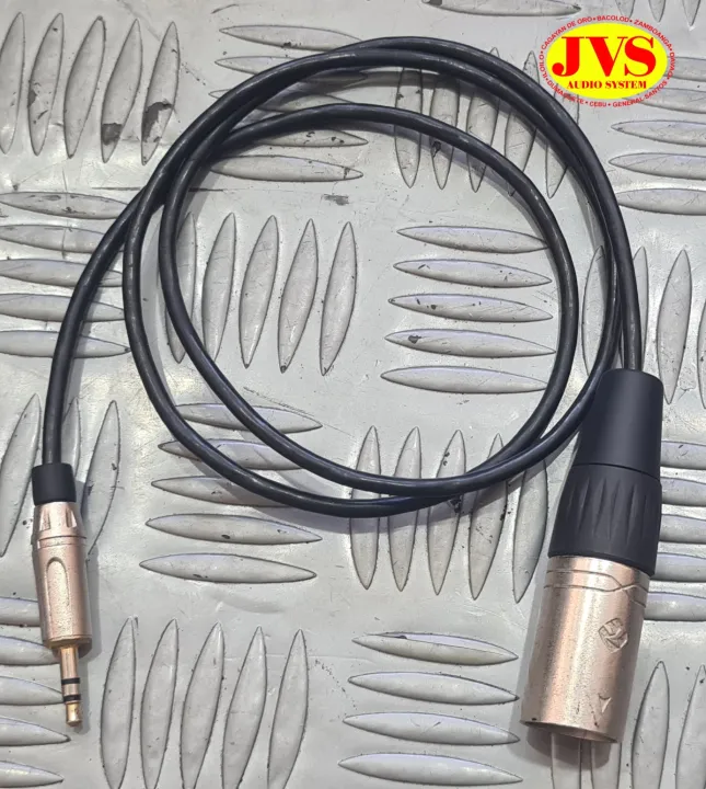 XLR Male to 3.5mm Baby Plug Connector Cable Wire | Lazada PH
