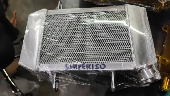RACEPOWER BIG RADIATOR SILVER/GOLD FOR SNIPER 150 | Lazada PH