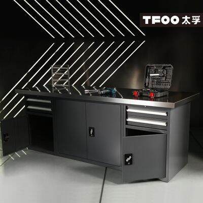 Taifu Workshop Standing Workbench Full Cabinet Heavy-Duty Picking Table ...