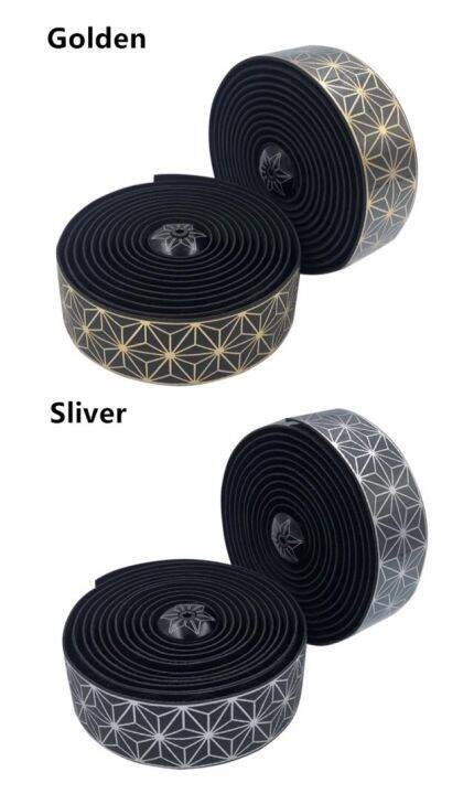 🎖Supacaz Bar Tape Black Golden or Black Silver or Full Back Super ...