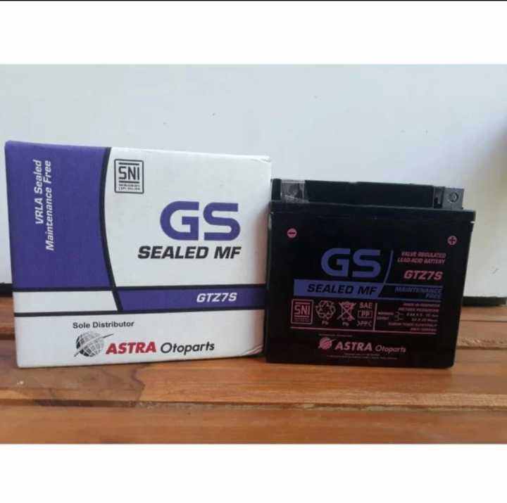 Aki gs Gtz7s accu Gs astra | Lazada Indonesia