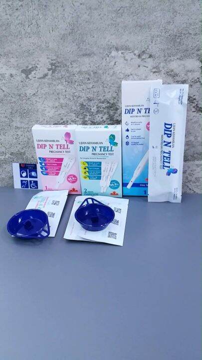 DIP 'N' TELL PREGNANCY TEST (UJIAN KEHAMILAN) DIP CARD ( 1S / 2S ...