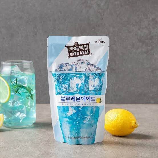 Jardin Cafe Real Blue Lemon Ade Korean Pouch Drink 230ml | Lazada PH