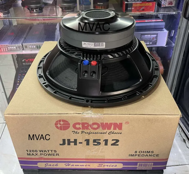 Original CROWN JH-1512 Jack Hammer Double Magnet 1200 Watts 15 Inches Instrumental | Lazada PH
