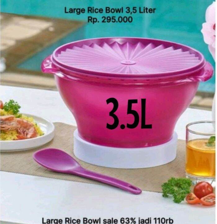 large rice bowl 3.5 liter jual harga satuan | Lazada Indonesia