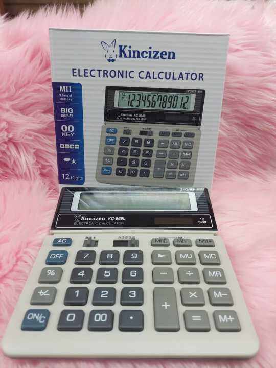 Kalkulator Kincizen 868L 12 Digit / Calculator Kincizen SDC 868L ...