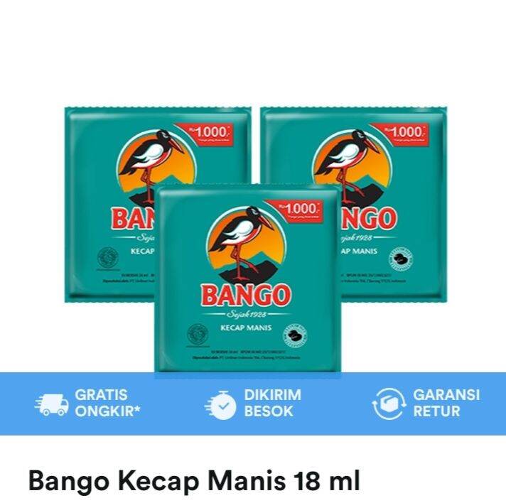 KECAP BANGO RENCENG 18ML(isi 12 pcs) | Lazada Indonesia