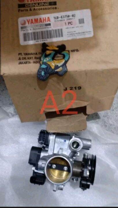 trhotle body bodi rumah sensor injeksi injection xeon rc gt 125 fi injeksi 1LB original YAMAHA ...