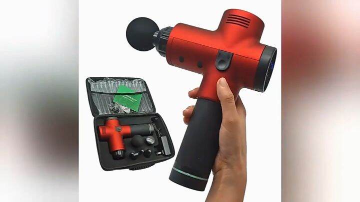 Massage Gun Profession Muscle 6 Head Massager Therapy Upgrade ...