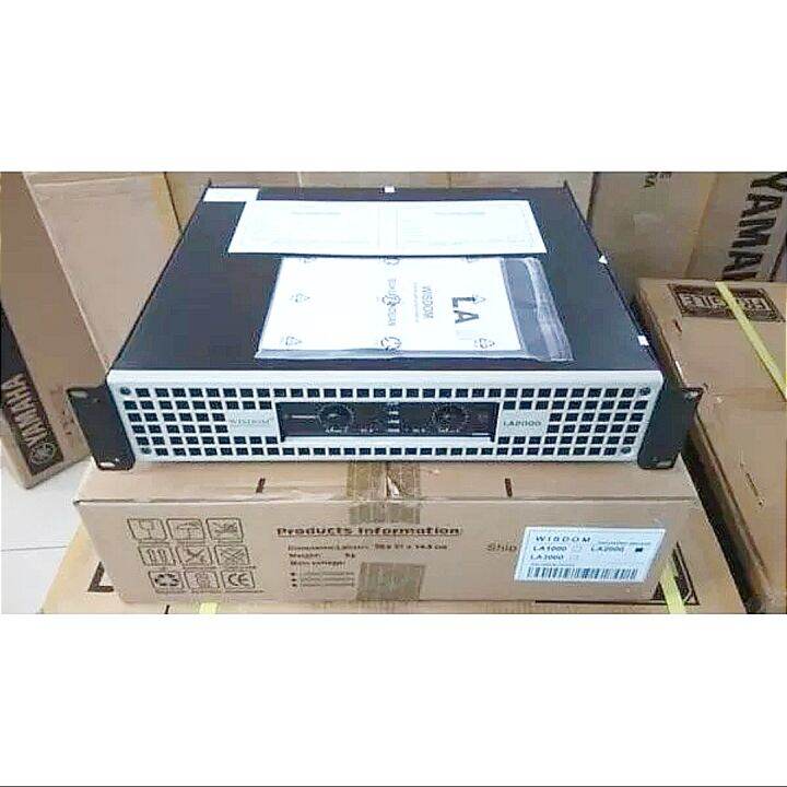 Power Amplifier Wisdom LA2000 2x1100Watt LA 2000 | Lazada Indonesia