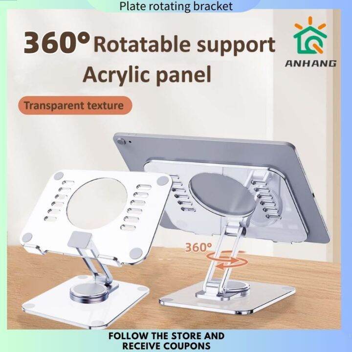 Ipad Stand For Desk Tablet Stand 360? Rotating,Adjustable & Foldable ...