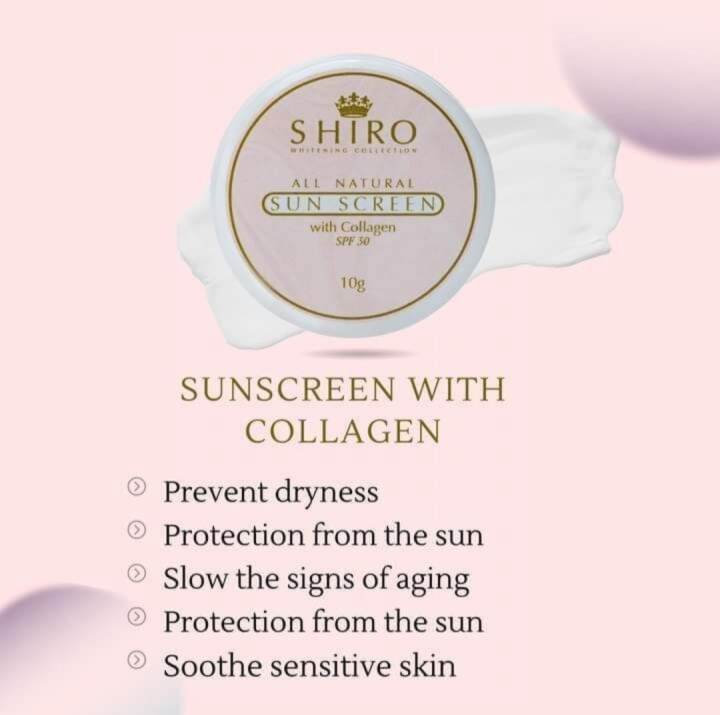 Shiro Sunscreen with Collagen | Lazada PH