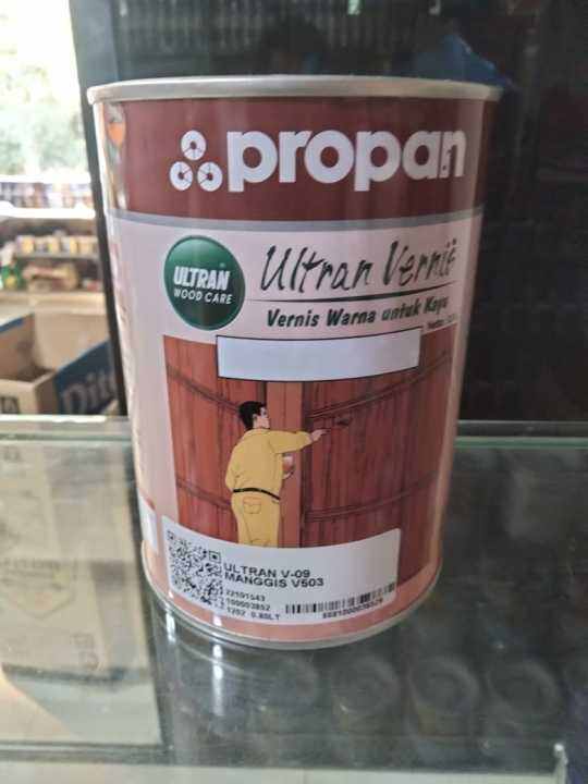 cat propan vernis buat kayu ultran manggis isi 800ml | Lazada Indonesia