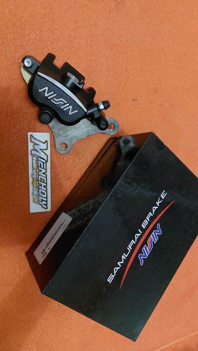 KALIPER NISSIN SAMURAI 2P NMAX AEROX old new UKURAN CAKRAM STANDAR DAN LEBAR 260MM ORIGINAL ...