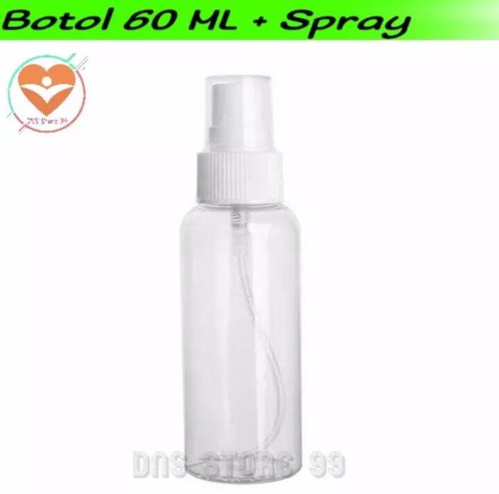Paket Botol 60ml isi 10pcs / Botol Spray 60ml / Botol Spray 60 ML ...