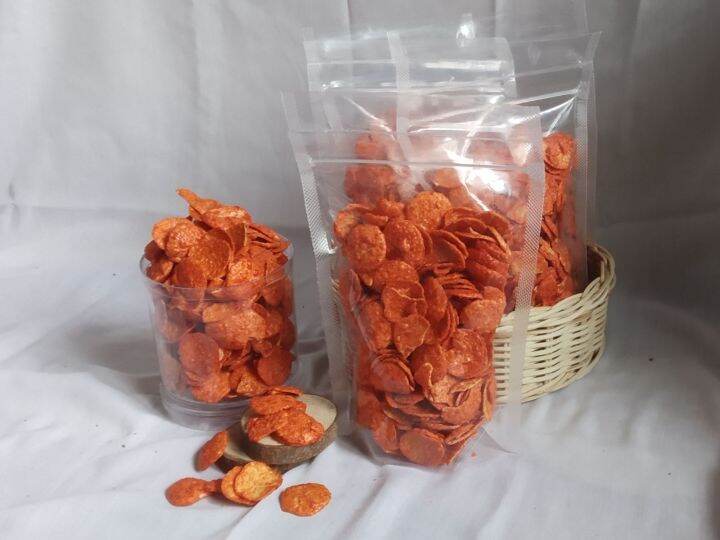 kripik opak rasa balado pedas 100gr | Lazada Indonesia