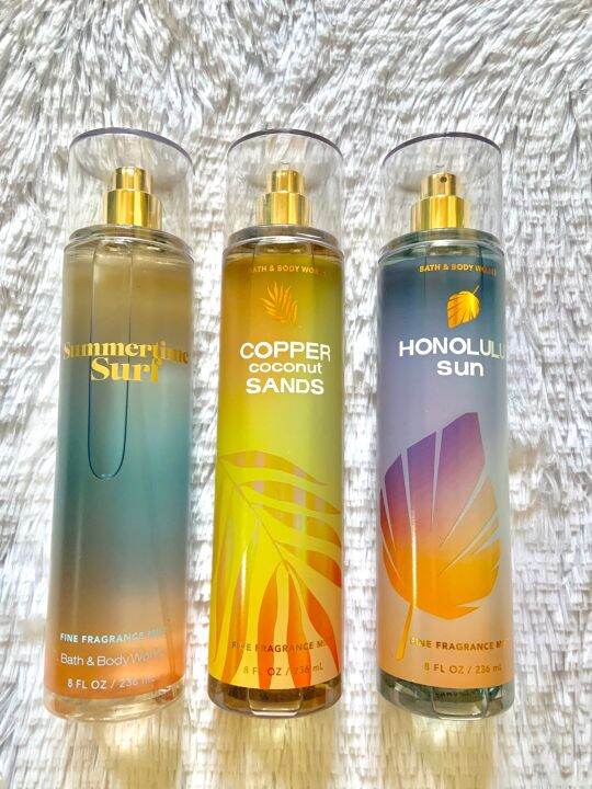 Original Bath and Body Works Mist - Summertime Surf / Copper Coconut ...