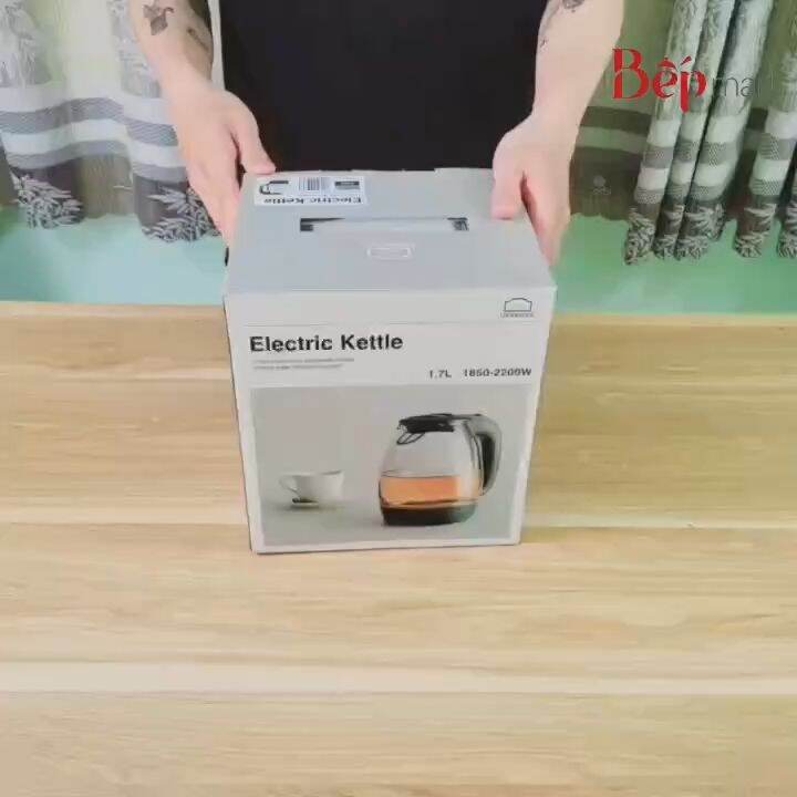 Ấm đun siêu tốc LocknLock EJK432 1.7L tự ngắt điện, đế rời, đèn LED báo ...