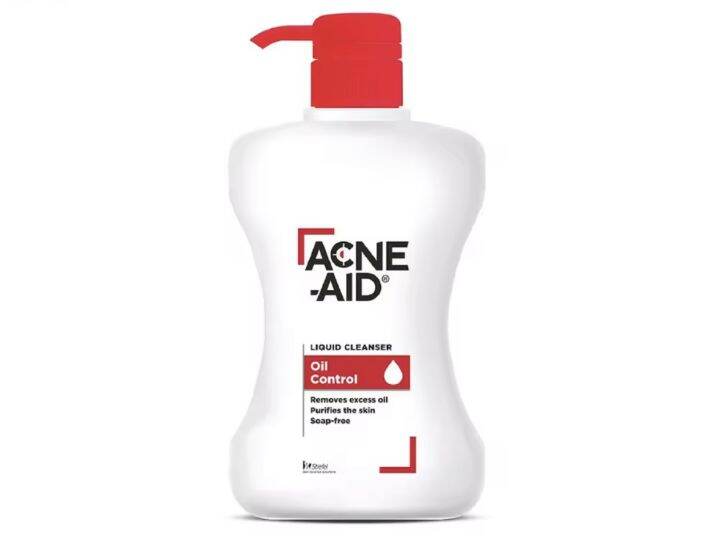 Acne Aid 500 Ml สีแดง/ฟ้า (ซื้อ2 ขวดแถมโฟมล้างหน้า) | Lazada.co.th