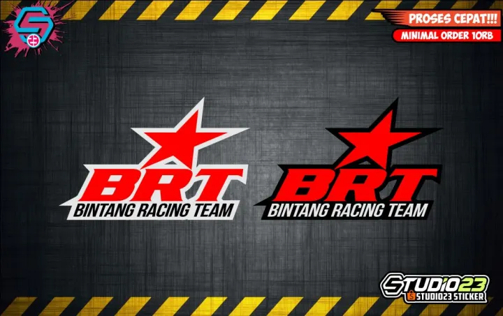 Stiker BRT Bintang Racing Team Cutting Sticker | Lazada Indonesia