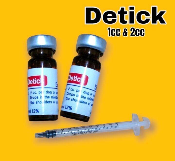 Detick Anti tick & Flea 1cc & 2cc ( Sold Per 1 Bottle ) | Lazada PH