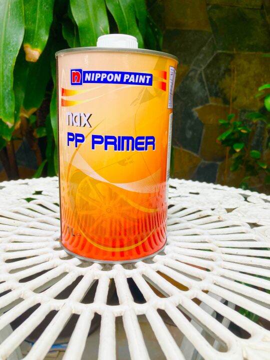 Nippon Paint Nax PP Primer ใช้สำหรับพ่นเกราะกันชนรถยนต์ ขนาด 1L ...