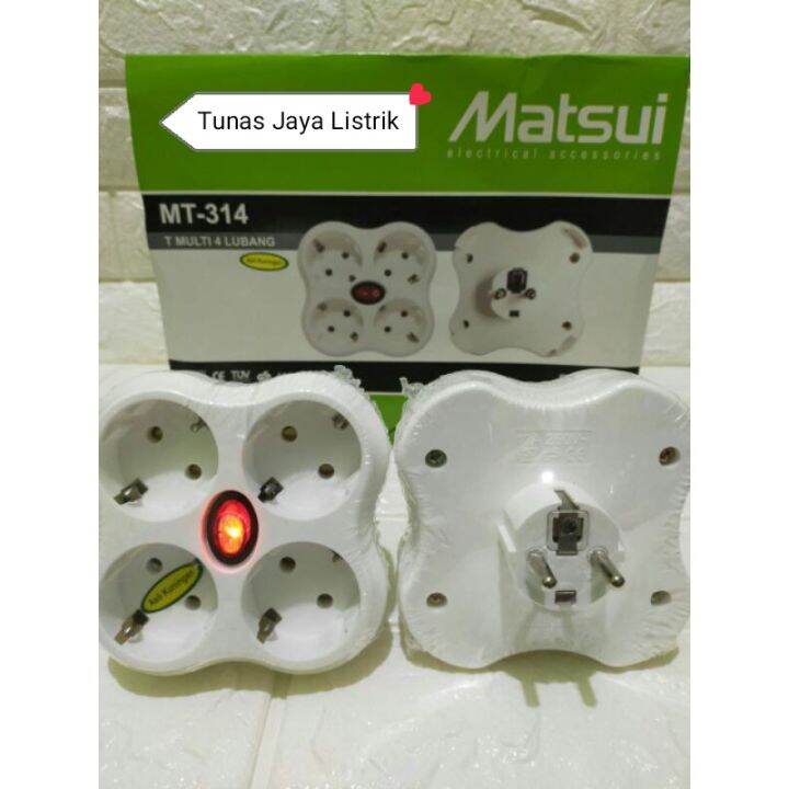 T MULTI COLOKAN LISTRIK LUBANG 4 / STOP KONTAK OUT BOW 4 IN 1 SWITCH ...