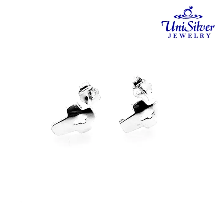 Unisilver 925 Sterling Silver Cross Earring (LE791-1001) | Lazada PH