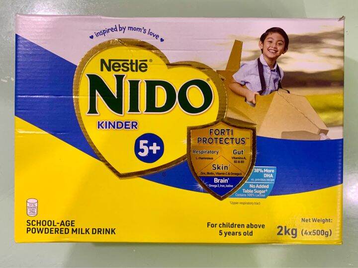 Nido 5+ plus Powdered Milk for children above 5 years old 2kg Nestle | Lazada PH