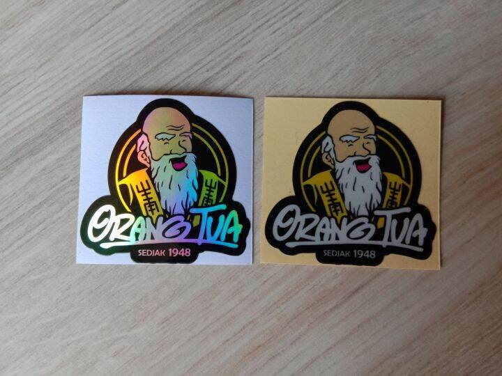 Sticker orang tua princutt stiker orang tua acesoris variasi motor ...